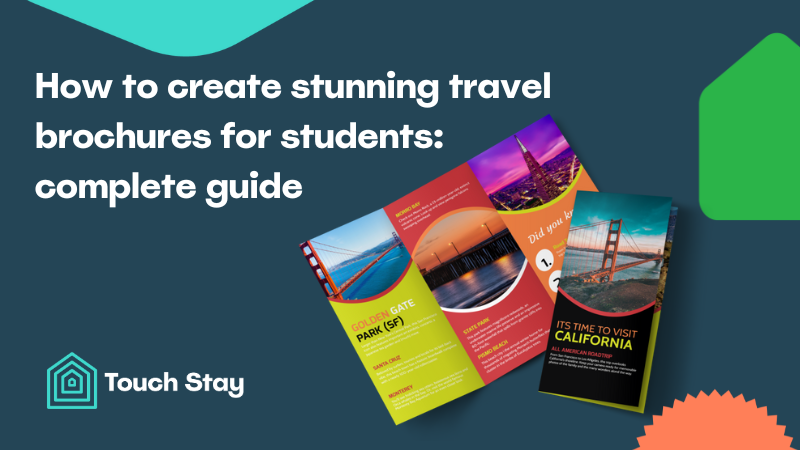 How to create stunning travel brochures for students: complete guide | Touchstay